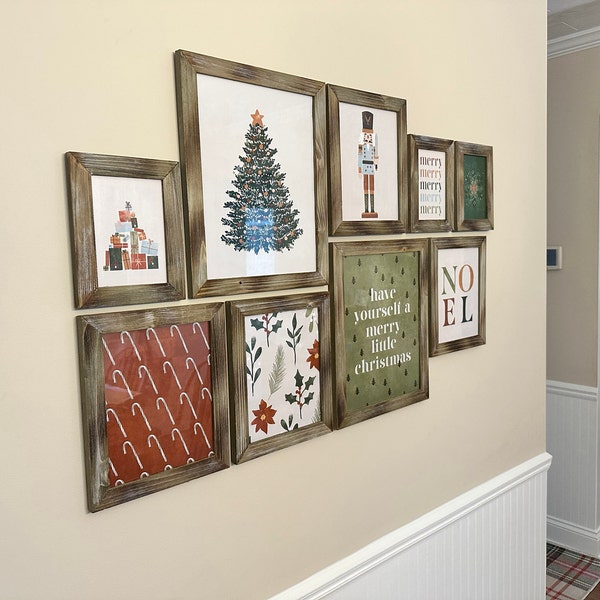 Christmas Printable Gallery Wall Art Mega Bundle, Set of 22 Xmas Art ...