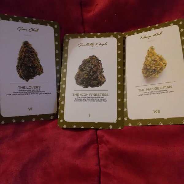 Cannabis Oracle - Major Arcana - Marijuana Tarot - Tarot Deck - Fortune ...