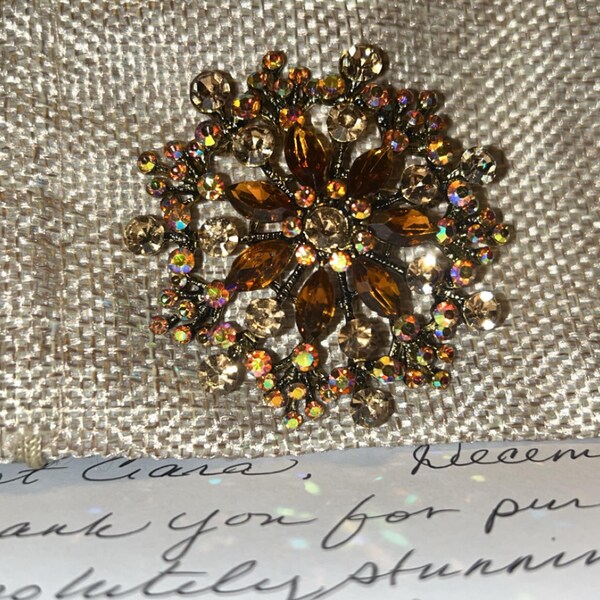 Sparking White Rhinestone Snowflake Brooch Pin, Brooch Pin, Unique ...