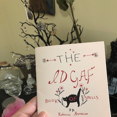 The Idgaf Book of Spells Witchcraft Witch Halloween Zine - Etsy