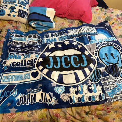 Custom College Blanket Option 1 Custom Blanket College - Etsy