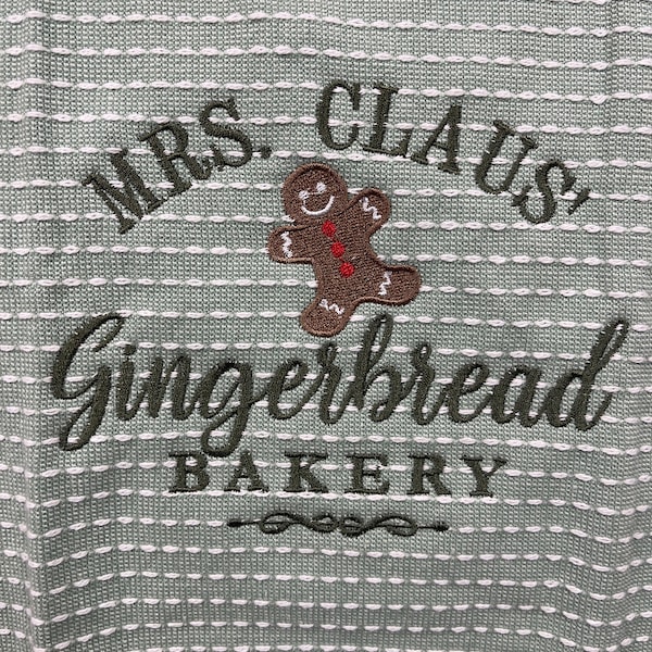 Gingerbread Bakery Embroidery Designs, Christmas Embroidery Designs - Etsy