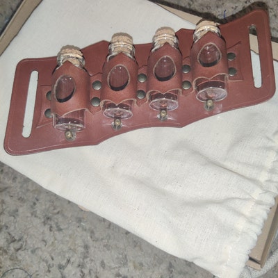 Potion Bag for Alchemist Fairy Trunk Steampunk Vials Box Larp Druid ...