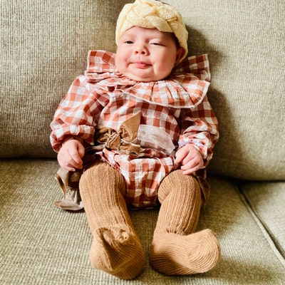 Toddler Girl Fall Clothes Baby Girl Clothes for Fall Brown Checkered ...