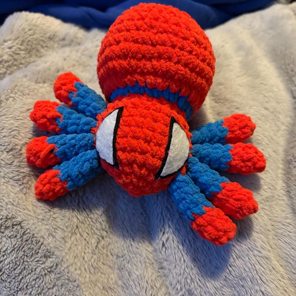 Spider-man Crochet Pattern: Realistic Spider, No Sew (US Terms) (PDF ...