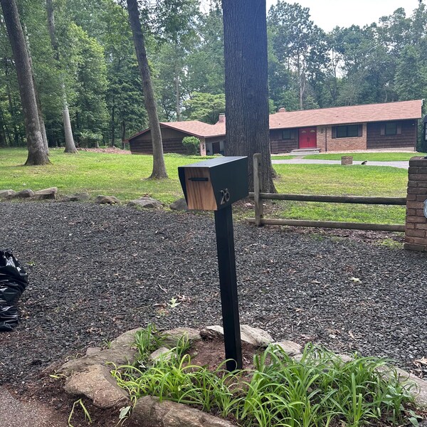 Post-mounted Mailbox - Custom Mailbox - Contemporary - Modern Design ...
