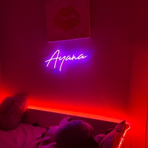 Desktop Neon Sign Stand Neon Sign Custom Flex Led Neon Light | Etsy