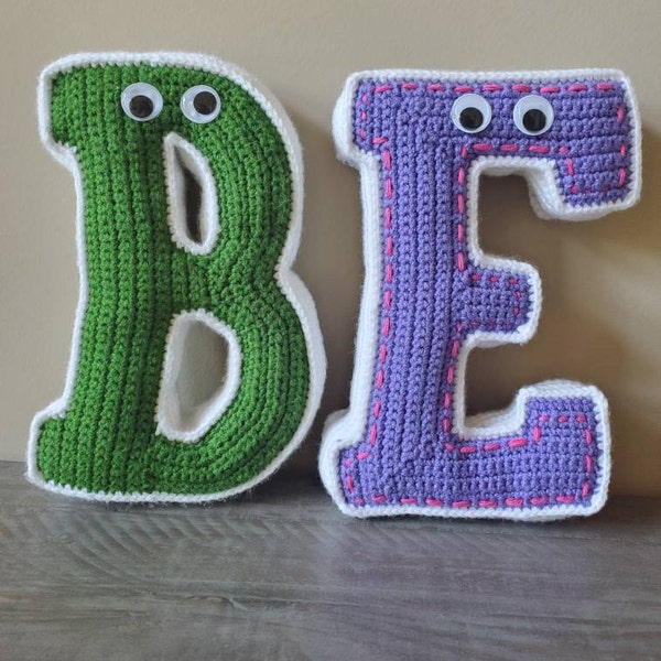 3D Crochet Letter Pattern – Alphabet Home Decor (PDF) - Etsy Canada