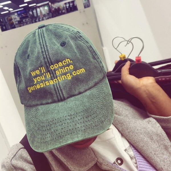 Custom Embroidered Cap Unisex Personalised Vintage Washed Out Cotton ...