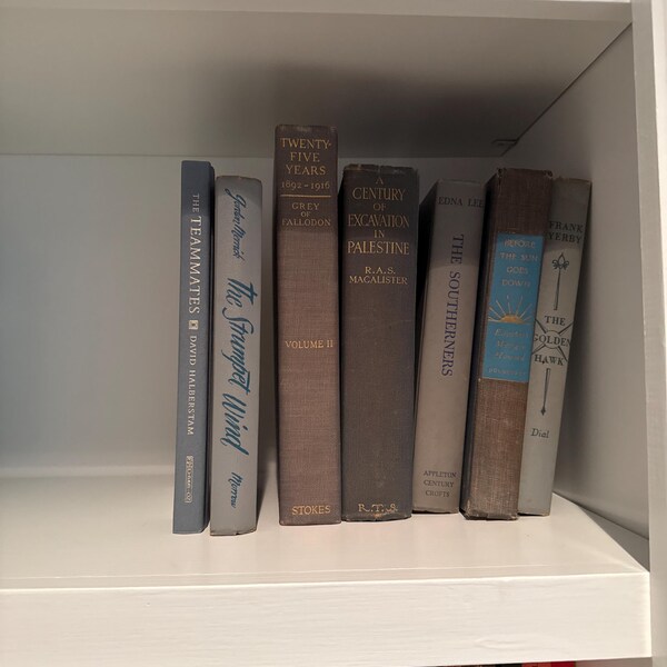 Tan Vintage Book Bundle set of 5 Home Decor, Bookshelf Decor, Book ...