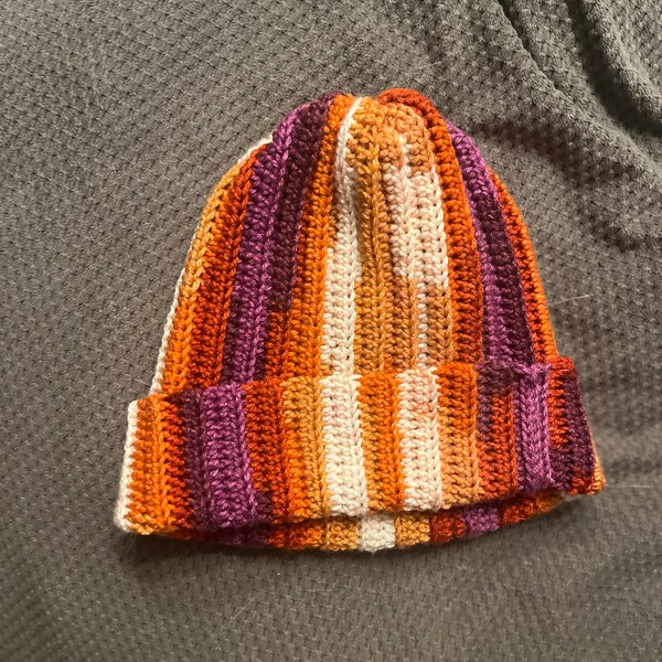 Easy Crochet Pattern-crochet Hat- Ribbed Wonder Hat Pattern, Crochet ...