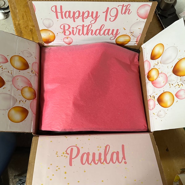 Birthday Box for Her / Choose Age / Custom Personalized Name / Teen ...