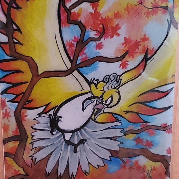 Okami Amaterasu Landscape Art Print --- Okami Art - Amaterasu Art Print ...