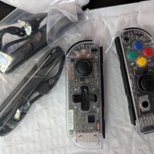 New Custom Nintendo Switch White D-pad Joy-con Controller - Etsy