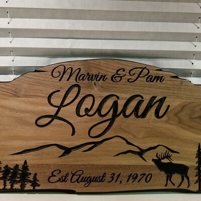 Custom Outdoor Wood Signs Personalized Farmhouse Decor Welcome Sign ...