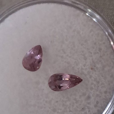 Pezzottaite 0.19ct Ultra Rare Neon Raspberry Beryl Madagascar 4x3.8mm ...