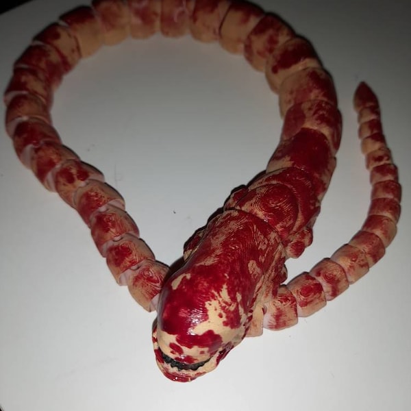 Chestburster Bloody/clean Xenomorph Alien Aliens. Articulated 3D ...