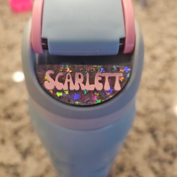 3D Personalized NAME Straw Topper | Made for Stanley Straws 10mm | Cup ...