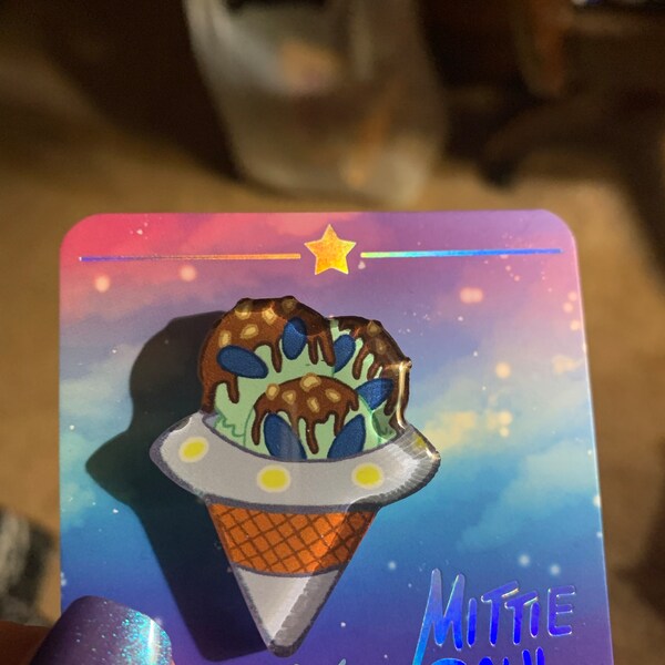 Cryptid Ice Cream Pins - Etsy