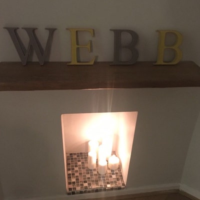 Painted Wooden Letter B Georgia Font Various Finishes and Colours ...