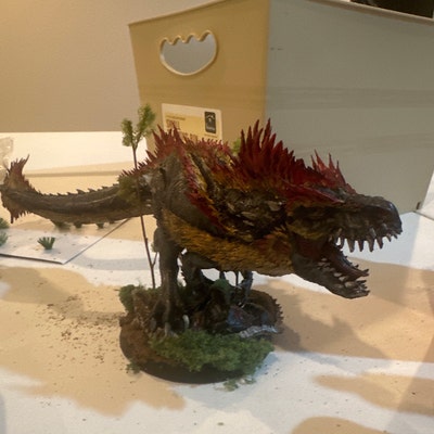 Cerberus Rex Miniature T Rex Dinosaur DND Pathfinder Tabletop RPG - Etsy