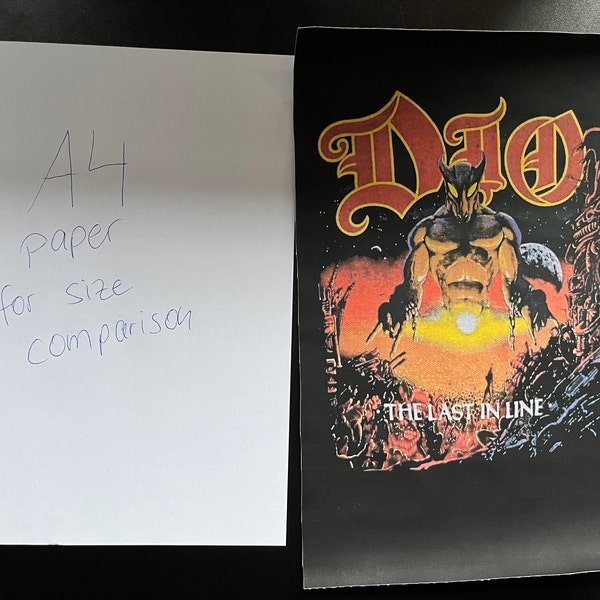 Dio - the Last in Line Back Patch Cosplay - Eddie Munson HALLOWEEN ...