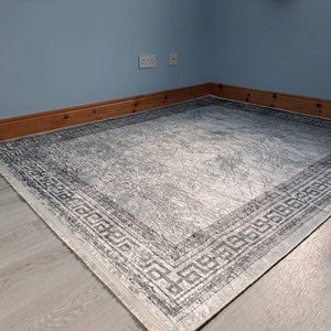 Turkish Beige Rust Orange Rug, Medallion Vintage Style 8 X 10 6x9 5x8 ...