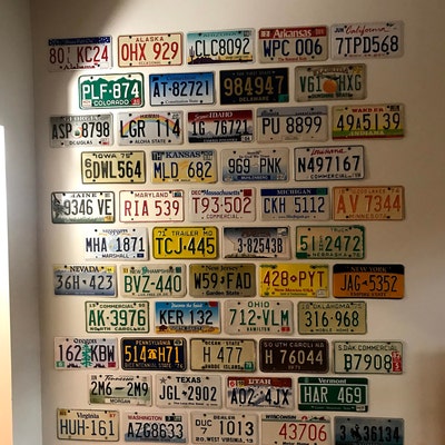 Complete 50 State US License Plate Collection in Good Condition - Etsy