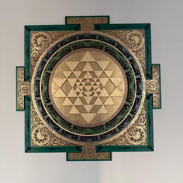 Sri Yantra Wall Art, Sacred Geometry, Sri Chakra, Shree Yantra, Shri ...