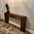 Console Table Made of Old Solid Wood Beams Joined in Dovetail. Rustic ...