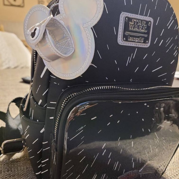 Holographic Mouse Ear Holder - Mouse Head - Ear Buddy - Mask Holder ...