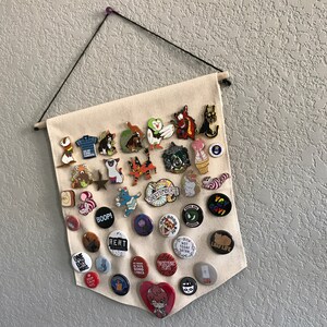 Enamel Pin Display Banner Multiple Sizes Badge Display | Etsy