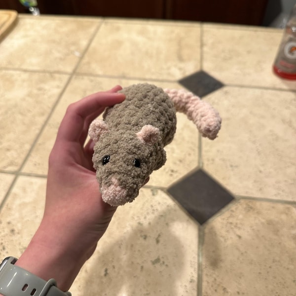 No Sew Rats Crochet Pattern PDF Bundle | Rat + Baby Rat | Instructions ...