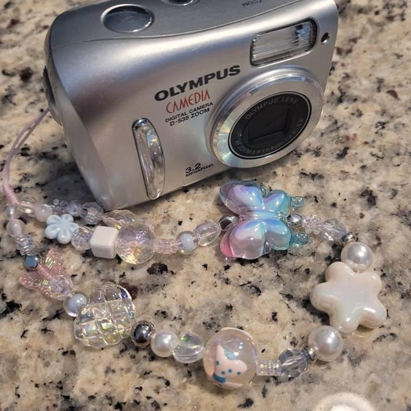 Flower Phone Charm- Cute 3D Keychains Transparent Jelly Aesthetic Gift ...