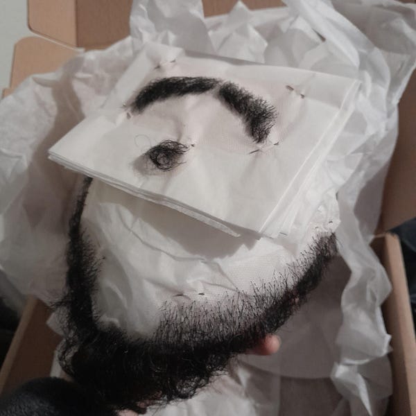 Professional Quality Fine Lace Black / Brown Pubic Hair Wig / Toupee ...