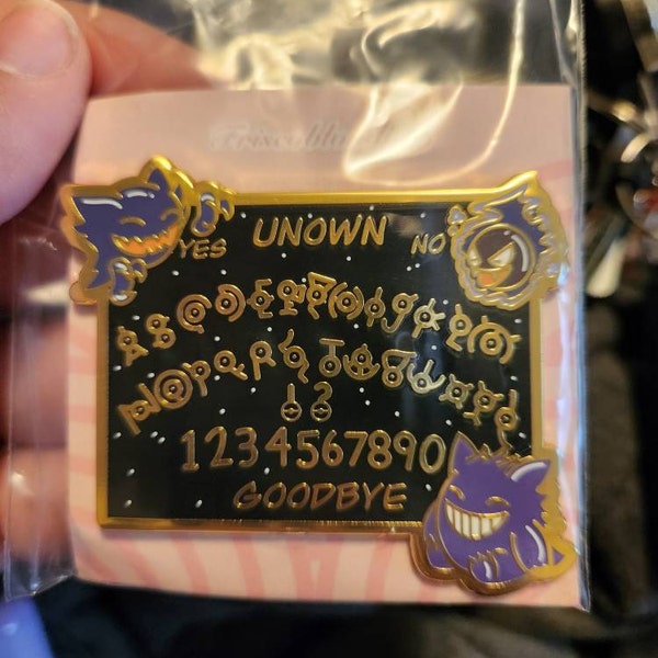 Gengar Ouija Board Enamel Pin - Etsy