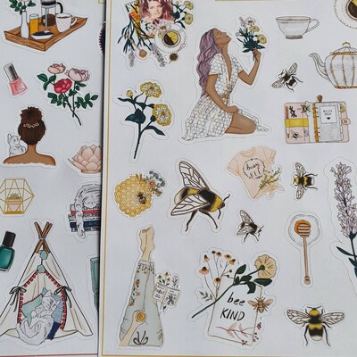 Daily Yoga Practice Stickers Yoga Namaste - Etsy