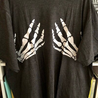 Halloween Skeleton Hand Shirthalloween Skeleton Hand - Etsy