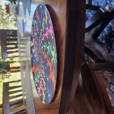 Technics Headshell Logo White on Black Slipmat Vinyl Record LP 12-inch ...