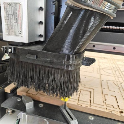 Dust Collector/shopvac Hose Carriage for EMT CNC Dust Shoe 3/4 or 1 EMT ...