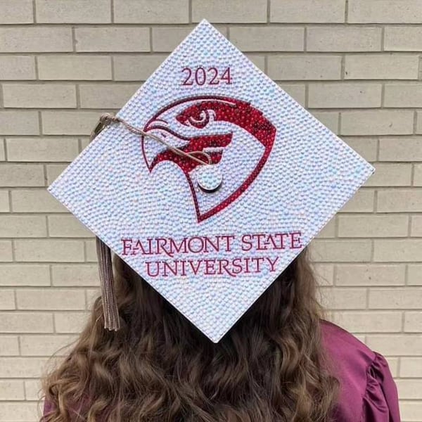 CUSTOM Barbie Jeweled Graduation Cap Topper - College Graduation High ...