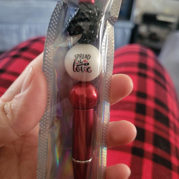 Baby Shower/gender Reveal Beaded Pens - Etsy