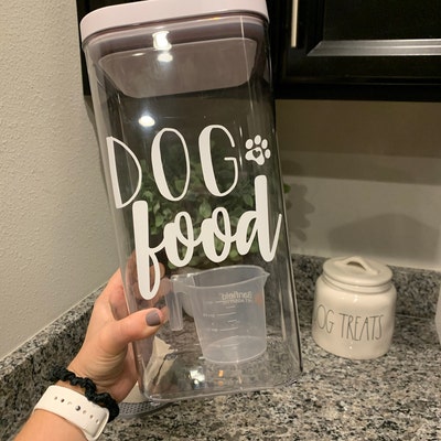 Dog or Cat Food Container Decal Label Only - Etsy