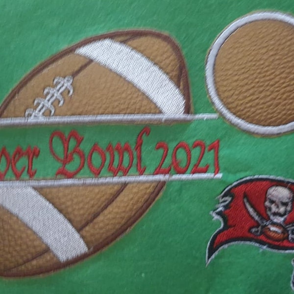 Football Split Sideways Applique Sport Machine Embroidery Digitized ...