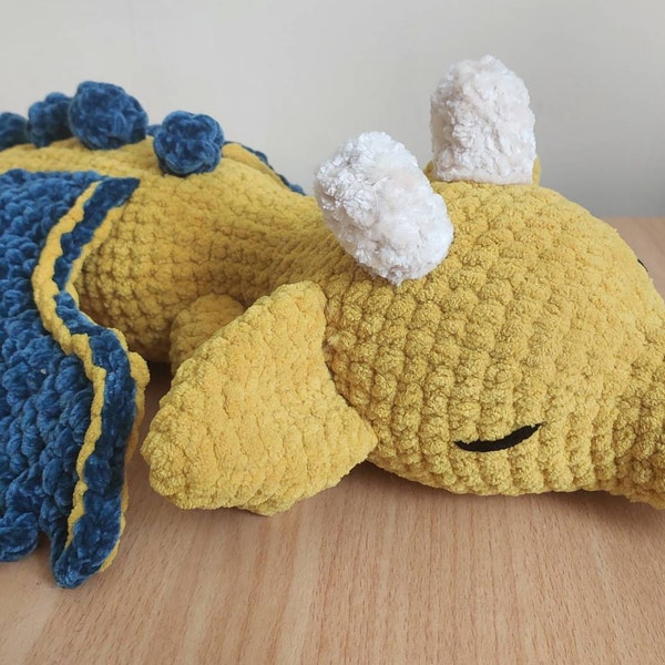 Sleeping Baby Dragon Crochet Pattern - Etsy