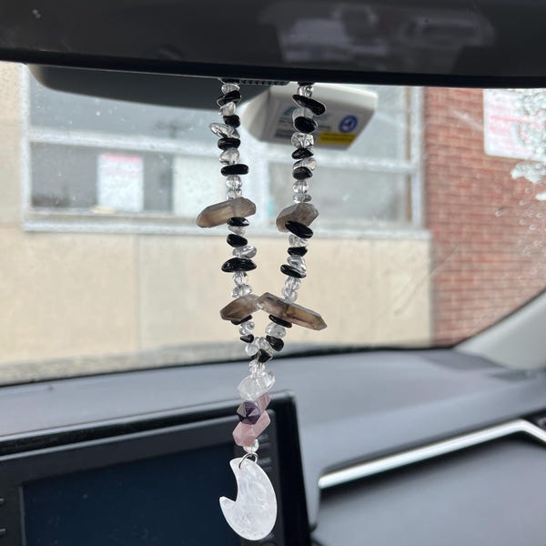 Sea Glass and Seashell Suncatcher for Car - Etsy