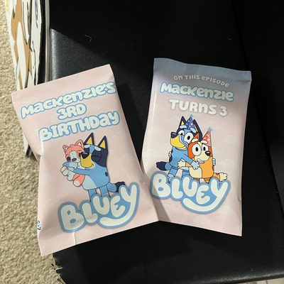 Bluey Pringles Label Party Favor - Etsy