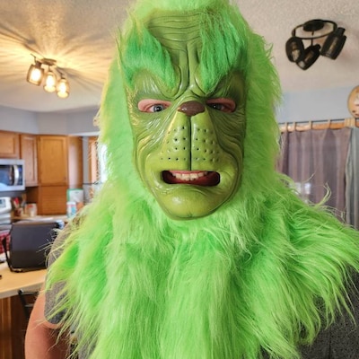 Devil Horror Latex Mask, Red Demon Mask, Mephisto, Diablo Costume ...