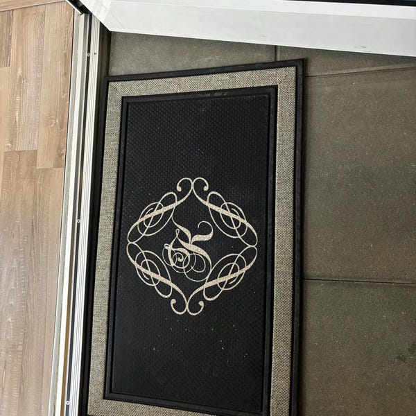 Teacher Door Mat | Love Word | Ruler Apple Mat | Indoor Outdoor Door ...