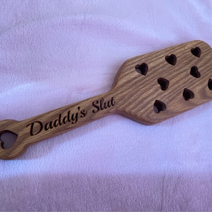 Wood Spanking Paddle Attitude Adjustment With Instructions - Etsy